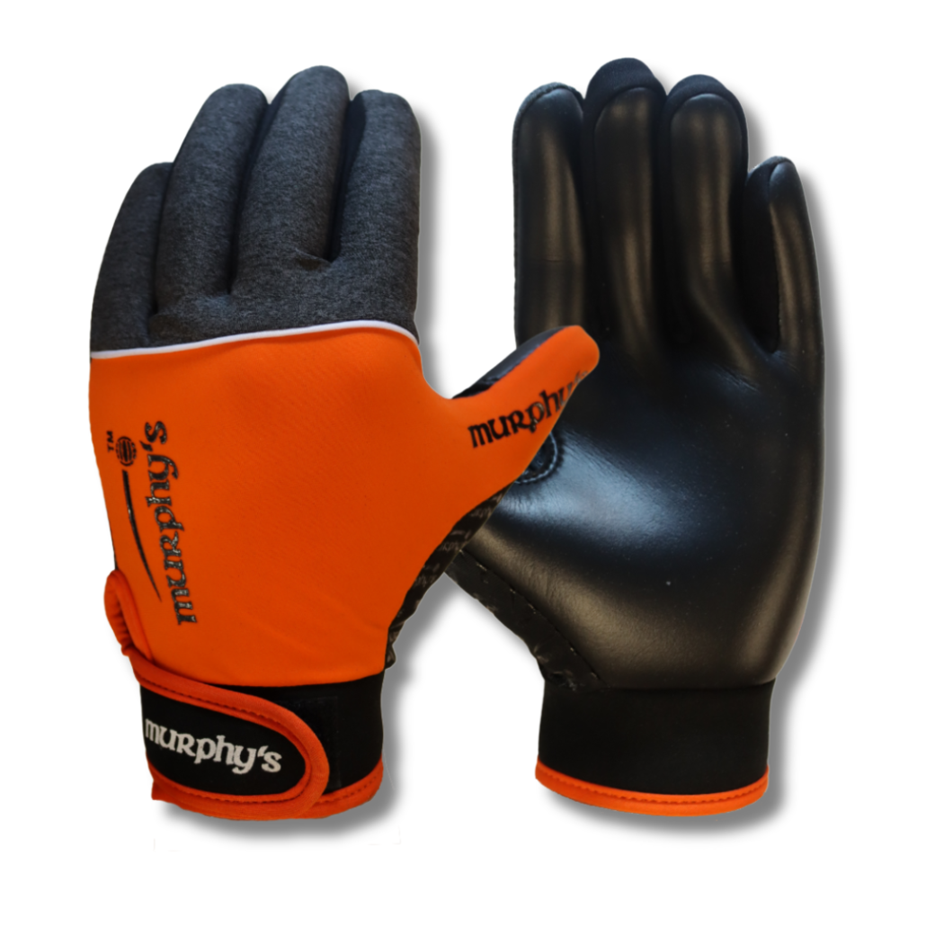 New Orange V2 Gaelic Gloves - Murphy's Gaelic Gloves - Ireland & UK