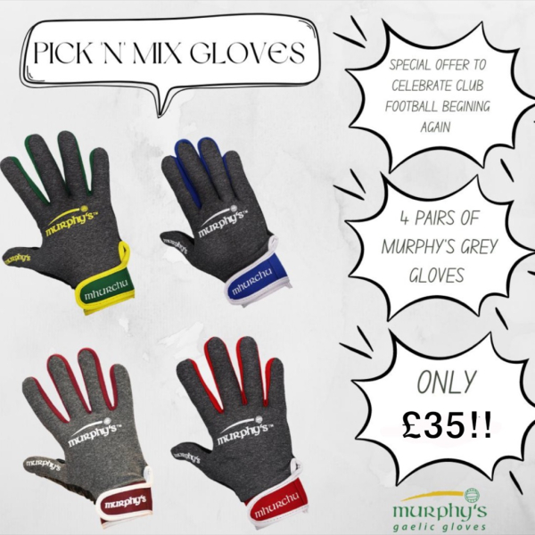 Murphy's Gaelic Gloves, Socks, Sportswear & Equipment for Clubs ...